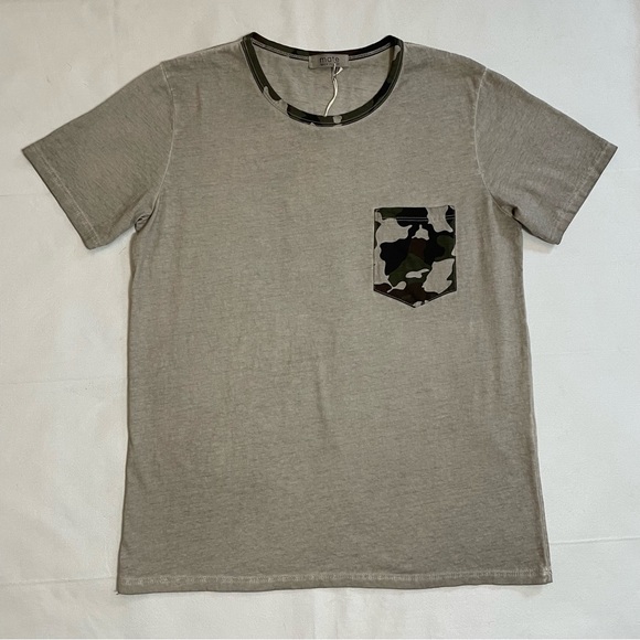Mate | Shirts | Nwt New Mate Made In Italy Grey Cotton Tshirt Size S ...